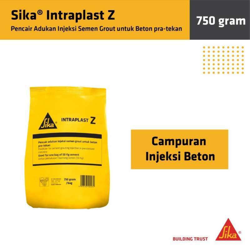 Jual Sika Intraplast Z Campuran Pencair Adukan Injeksi Beton 750gr di ...