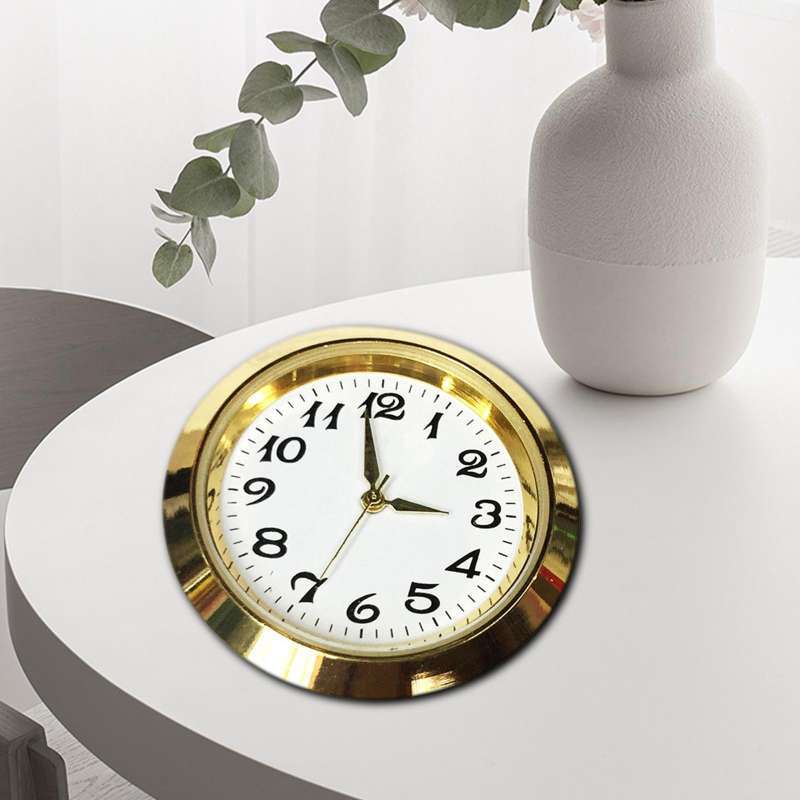 Jual Round Clock Insert Clock Movement Clock Face for Diameter 1-3/8 ...