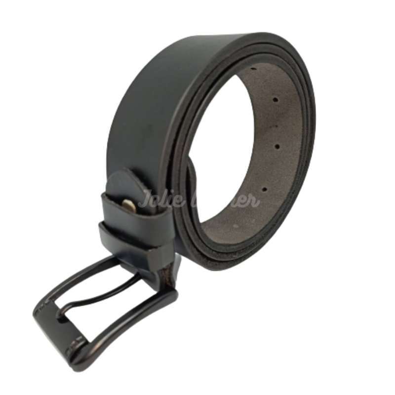 Jual SABUK/GESPER/IKAT PINGGANG PRIA KULIT ASLI GESPER HITAM BLACK ...