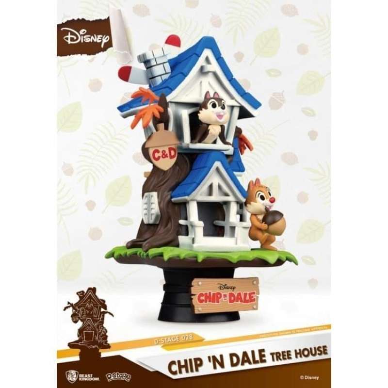 Jual Diorama D-Stage DS-028 Chip 'N Dale Tree House Statue - Disney di ...