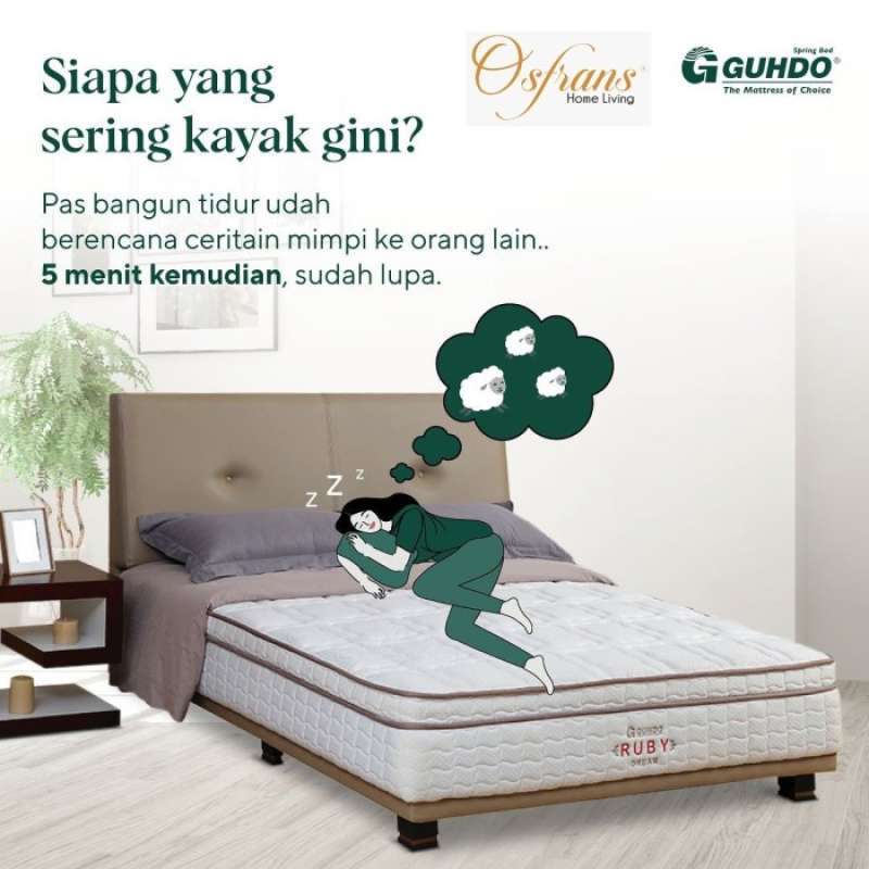 Promo Guhdo Multibed Latex Ruby Dream 100x200 Hanya Kasur Dan Divan