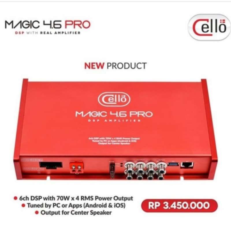 Promo Dsp Amplifier Cello Magic 4.6 Pro Resmi Diskon 15% di Seller ...