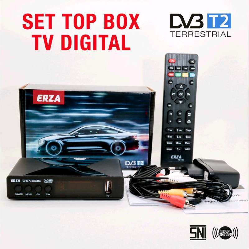 Jual Set Top Box ERZA Genesis DVB T2 / STB TV Digital Terrestrial di ...