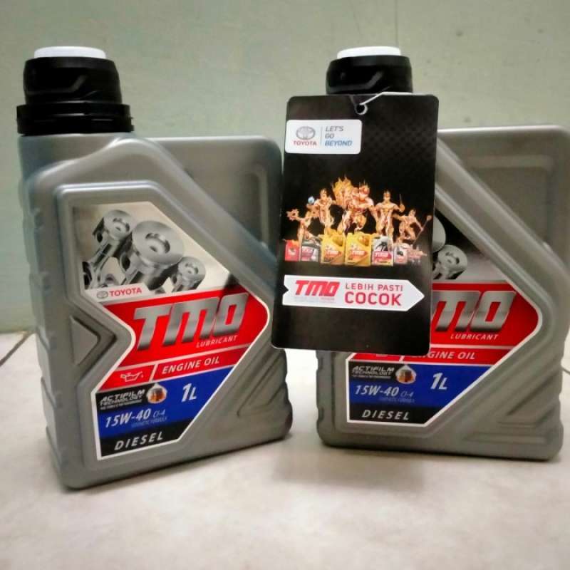 Jual oli mesin tmo 15w 40 diesel original toyota 1 liter di Seller ...
