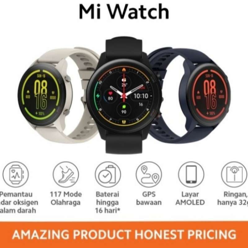 Jual Xiaomi Mi Watch Fitness Smartwatch di Seller Valmai Store ...