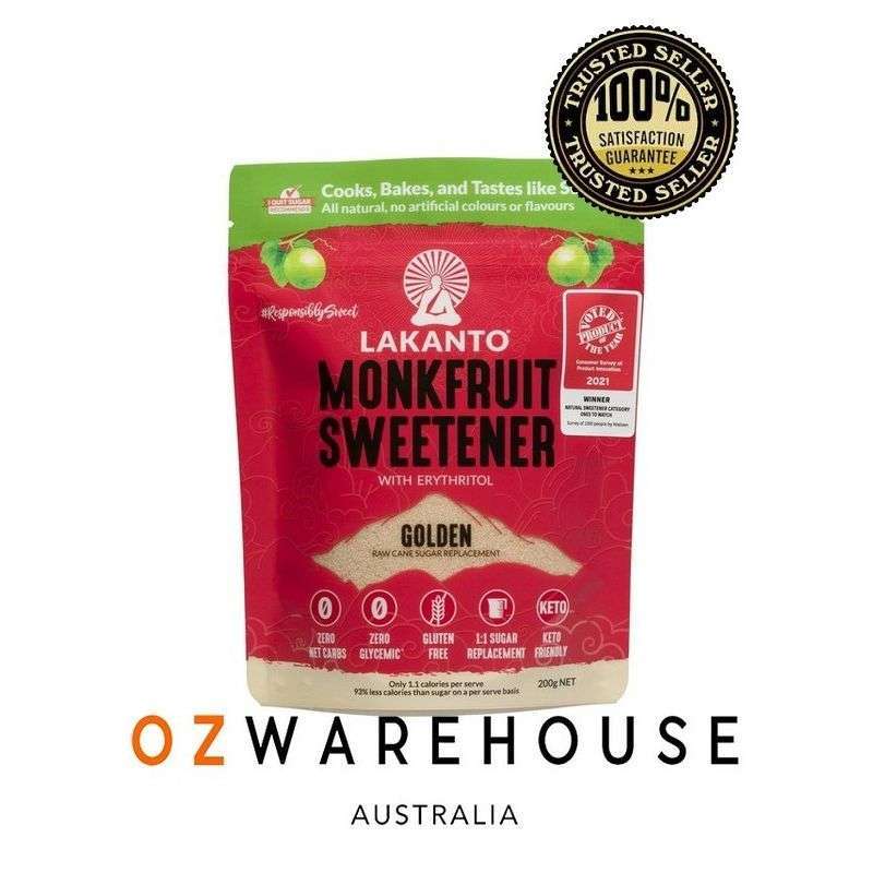 Jual Lakanto Monkfruit Sweetener Golden 200g di Seller Ozwarehouse ...