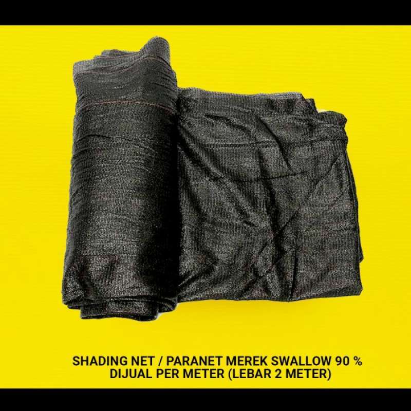 Promo PARANET 90% PER 1 METER SHADING NET JARING ATAP HITAM Diskon 7% ...