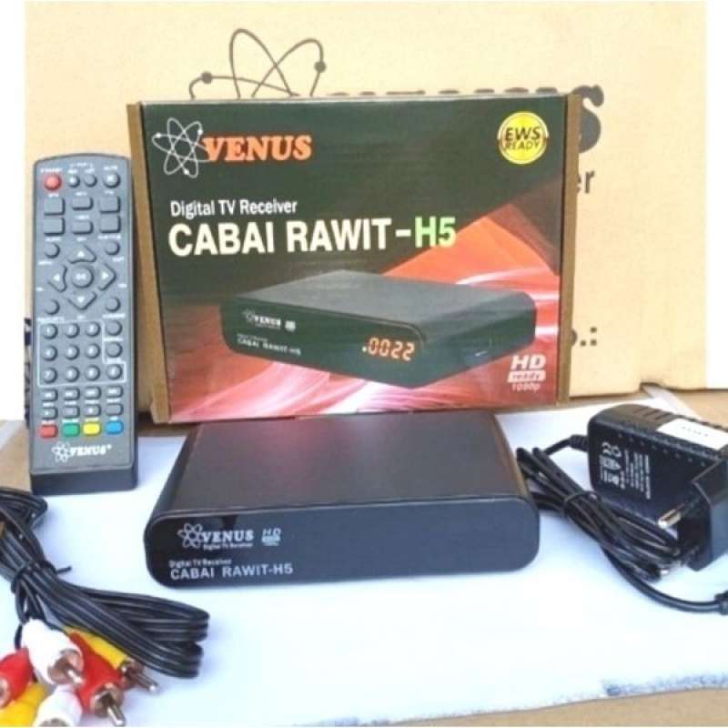 Promo Receiver TV Set Top Box Venus Cabe Rawit DVB T2 Digital DVBT2 ...