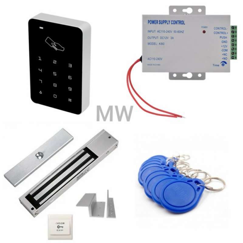 Jual Rfid Door Acces Control Touch Magnet Em Lock Smart Akses Door Lock ...