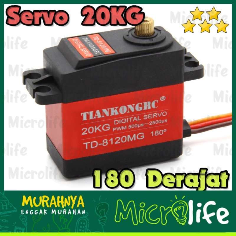 Promo Servo Td8120mg 20kg Digital Servo Motor 180 Derajat Degree Diskon ... Promo Servo Td8120mg 20kg Digital Servo Motor 180 Derajat Degree Diskon ...