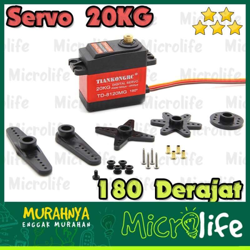 Promo Servo Td8120mg 20kg Digital Servo Motor 180 Derajat Degree Diskon ... Promo Servo Td8120mg 20kg Digital Servo Motor 180 Derajat Degree Diskon ...