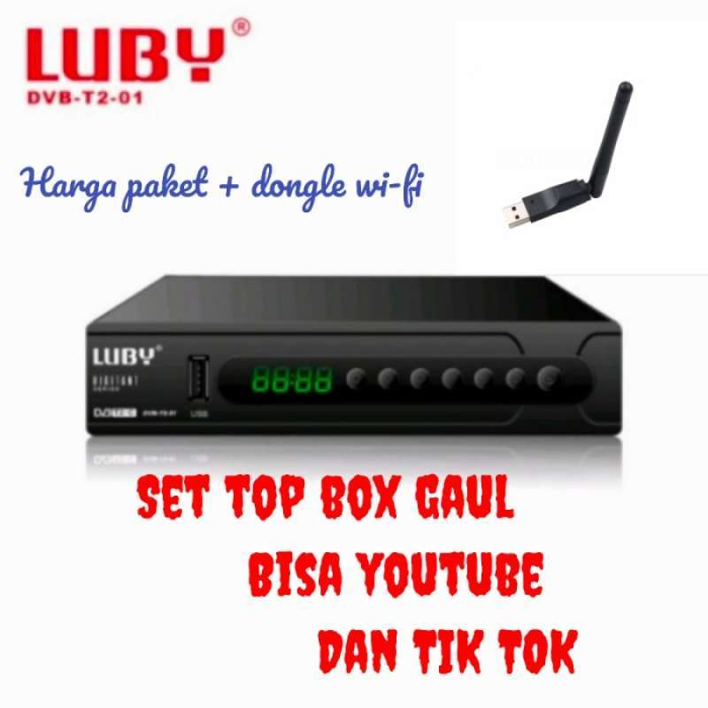 Jual Set Top Box Tv Digital Luby Tiktok Dvb T2 Receiver Digital Youtube Cod Di Seller Odeth ...