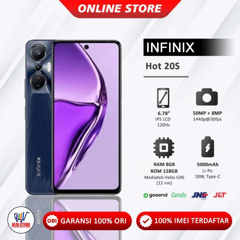 Jual Infinix Hot 20s Ram 8/128gb Garansi Resmi Di Seller Alfastore ...
