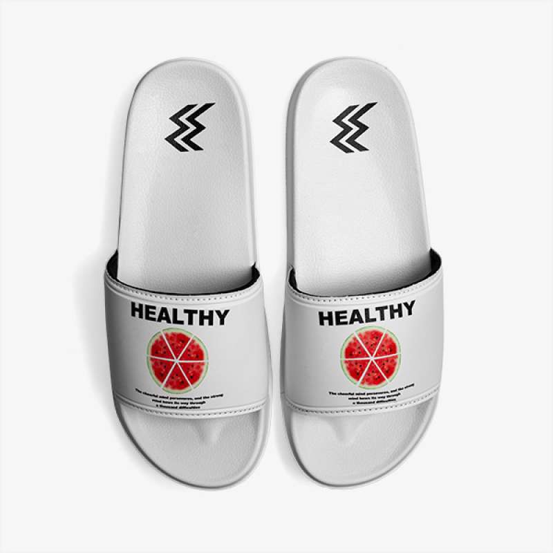 Jual Geoff Max Official - Cure White | Sandal Slipper | Sandal Pria ...