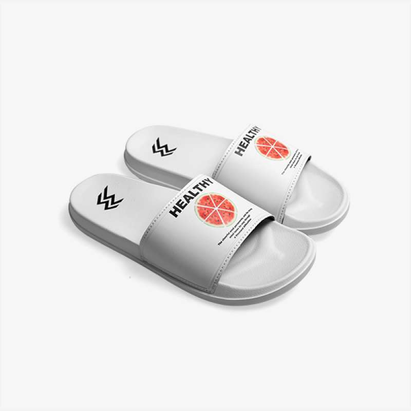 Jual Geoff Max Official - Cure White | Sandal Slipper | Sandal Pria ...