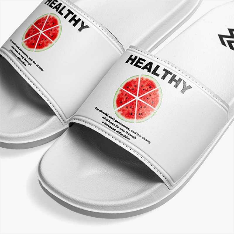 Jual Geoff Max Official - Cure White | Sandal Slipper | Sandal Pria ...