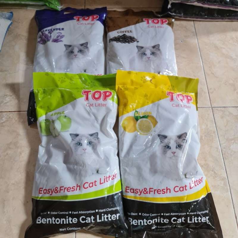 Promo Pasir Kucing Top 5 Liter/Top Cat Litter 5L/Pasir Gumpal Wangi Top ...
