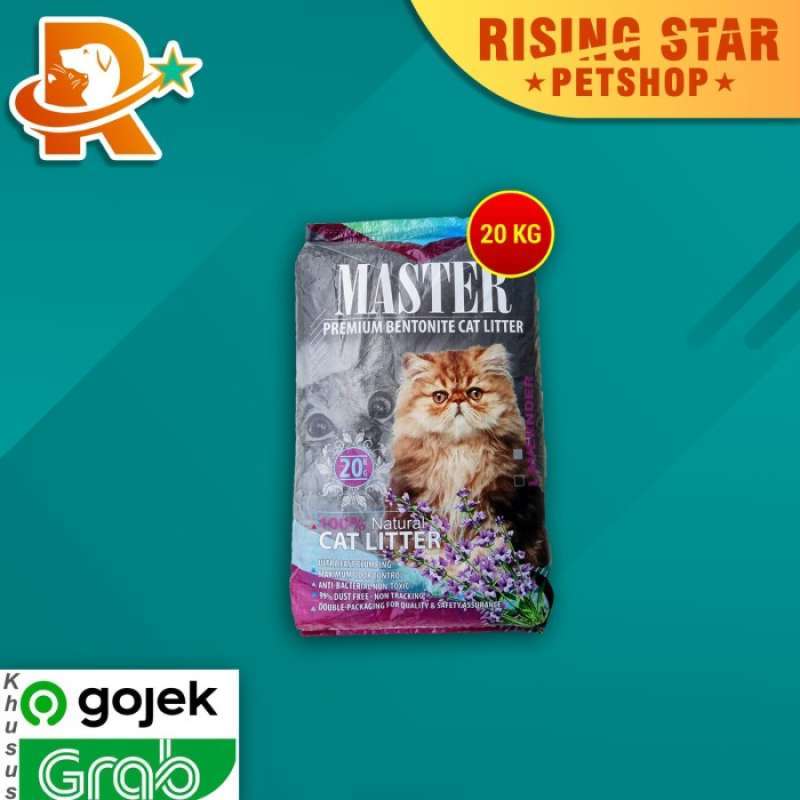 Jual [Gosend]Pasir Kucing Master 20Kg Cat Sand Litter Clumping Gumpal ...
