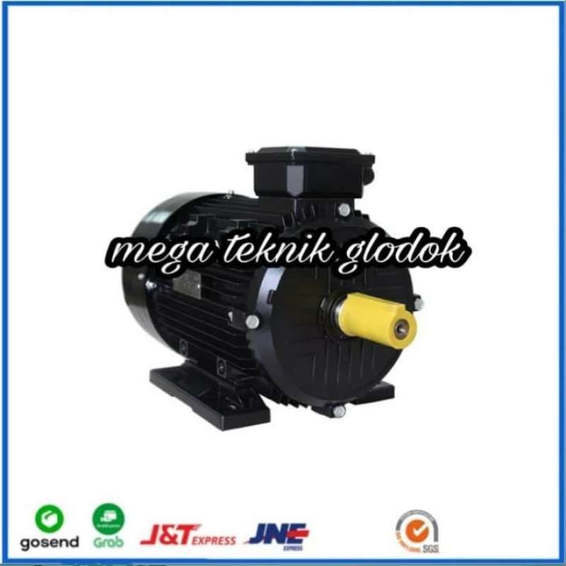 Jual Motor Dinamo Kompresor Electro Motor 7.5Hp 5.5KW 3 Phase 380V 1450 RPM di Seller Mega ...