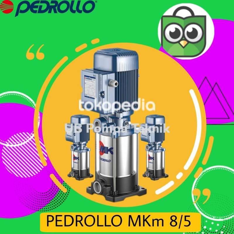 Jual PEDROLLO MKm 8/5 Pompa Air Booster Vertical Multistage Pump di Seller UB Pompa Teknik ...