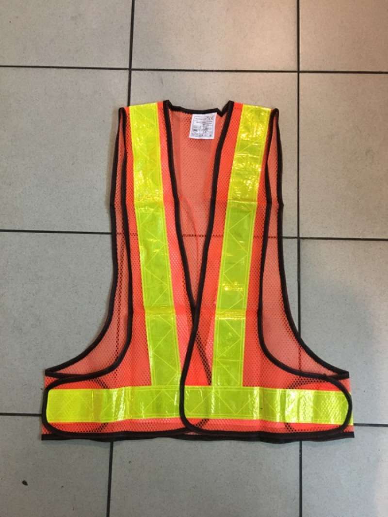 Jual Rompi Jaring V Guard Orange Safety Vest 0060 KUALITAS BAGUS di ...