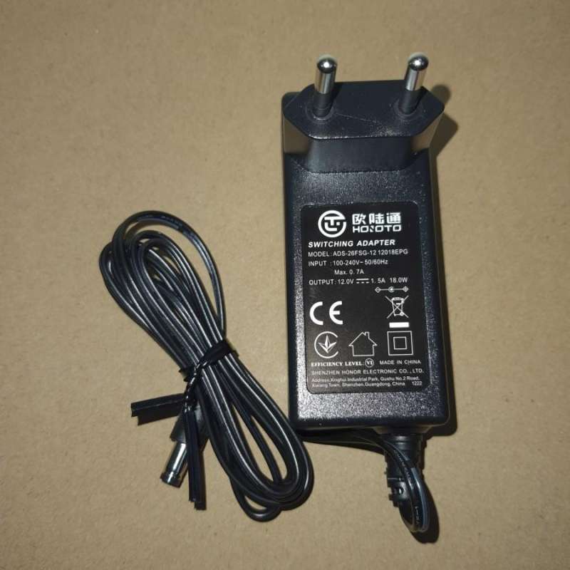 Jual Adaptor 12V 1.5A Original DVR/NVR di Seller Hikvision - Total ...