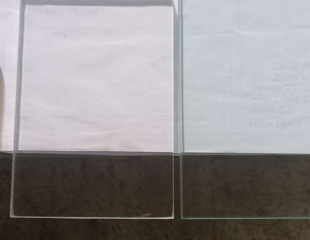 Jual Kaca Diamond Extra Clear 8mm super jernih custom (kiri) di Seller ...