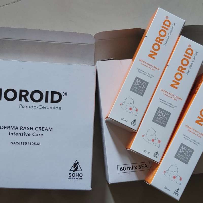 Promo Noroid Derma Rash Cream 60ml Original Soho Diskon 6% Di Seller ...