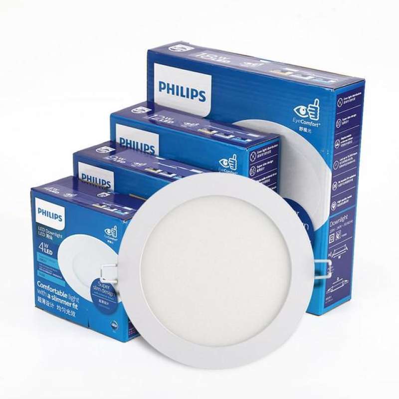 Jual Philips Downlight Panel Dl252 Series 4w, 9w, 12w, 15w, 18w, 20W ...