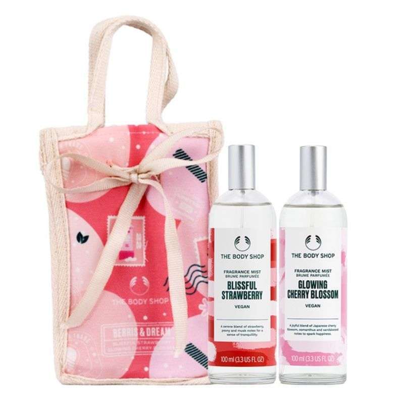 Jual The Body Shop Gift Hamper Refreshing & Fruity Fragrance Kit Di ...