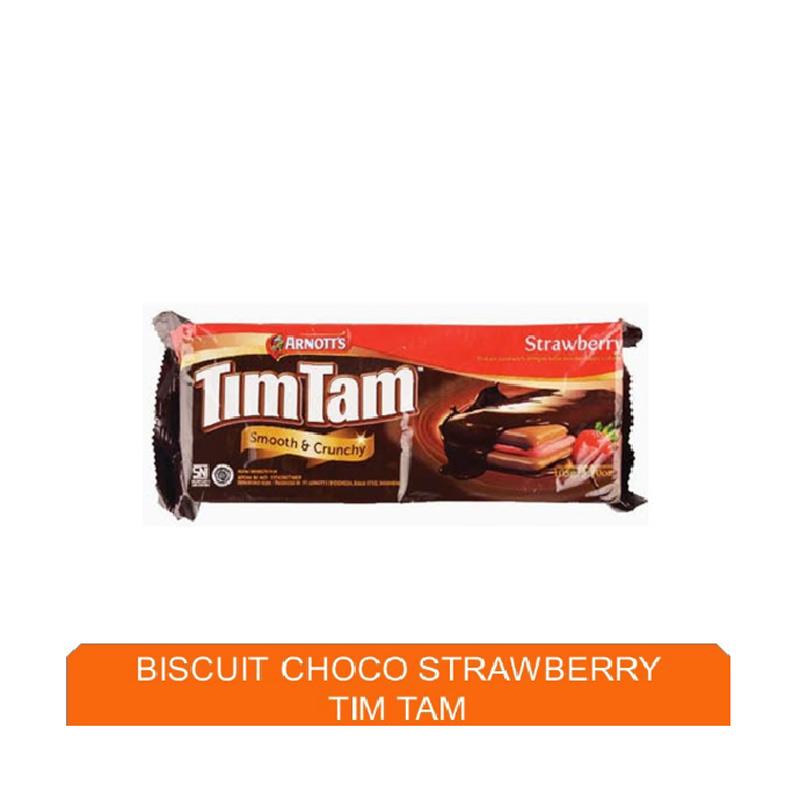 Jual Tim Tam Choco Strawberry Biskuit [105 G] Di Seller Lottemart Solo ...