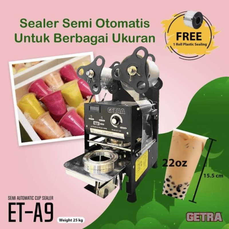 Promo Getra Et-a9 Semi Otomatis Garansi Resmi Mesin Cup Sealer Diskon 15% Di Seller Cv. Berkat ...