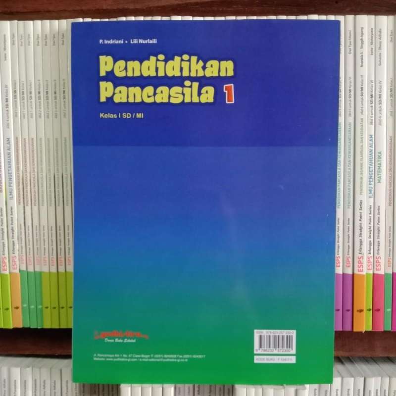 Jual Buku Pendidikan Pancasila Ppkn Sd Kelas 1 Kurikulum Merdeka.yudhistira Di Seller Lussan ...
