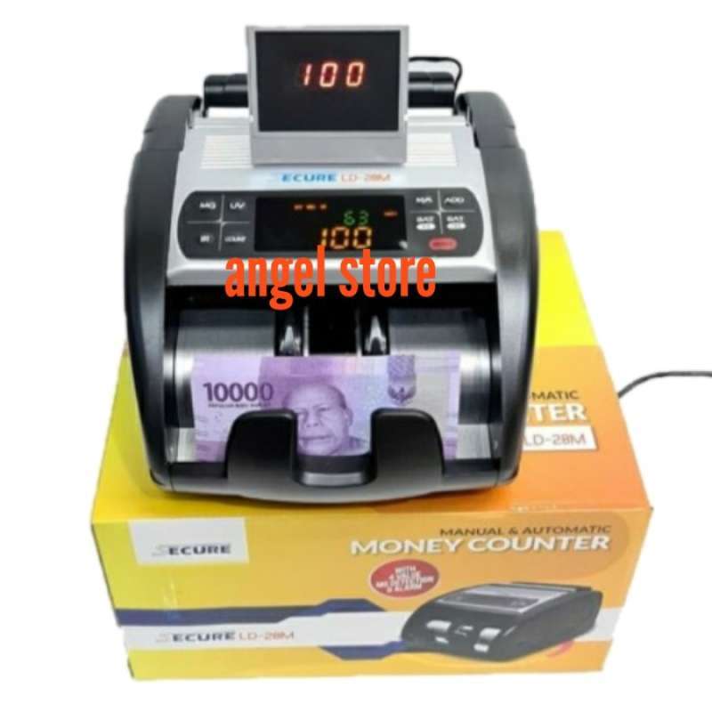 Jual MESIN HITUNG UANG SECURE LD 28M / PENGHITUNG UANG MONEY COUNTER ...