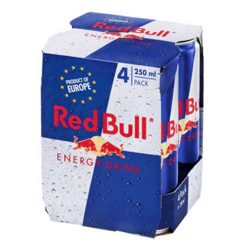 Jual Red Bull Energy Drink (4 x 250ml) di Seller Babakiwi - Parit, Kab ...