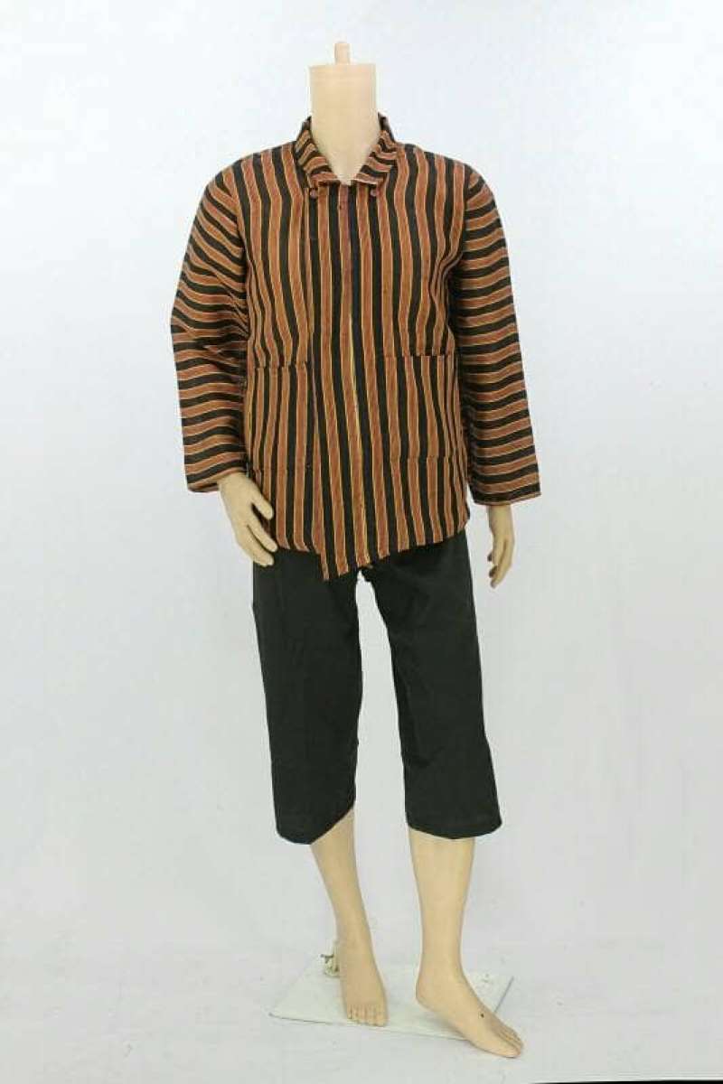 Promo Baju Daerah Kostum Costume Pakaian Adat Jawa Surjan Lurik Dewasa ...