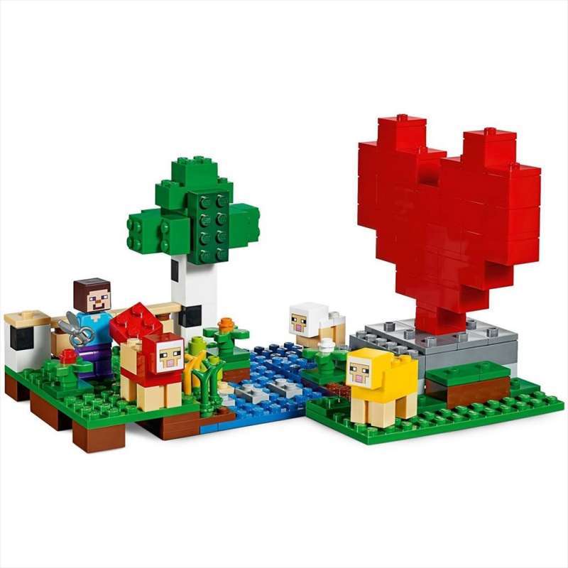 Jual Lego Minecraft 21153 The Wool Farm Blocks & Stacking Toys Di ...
