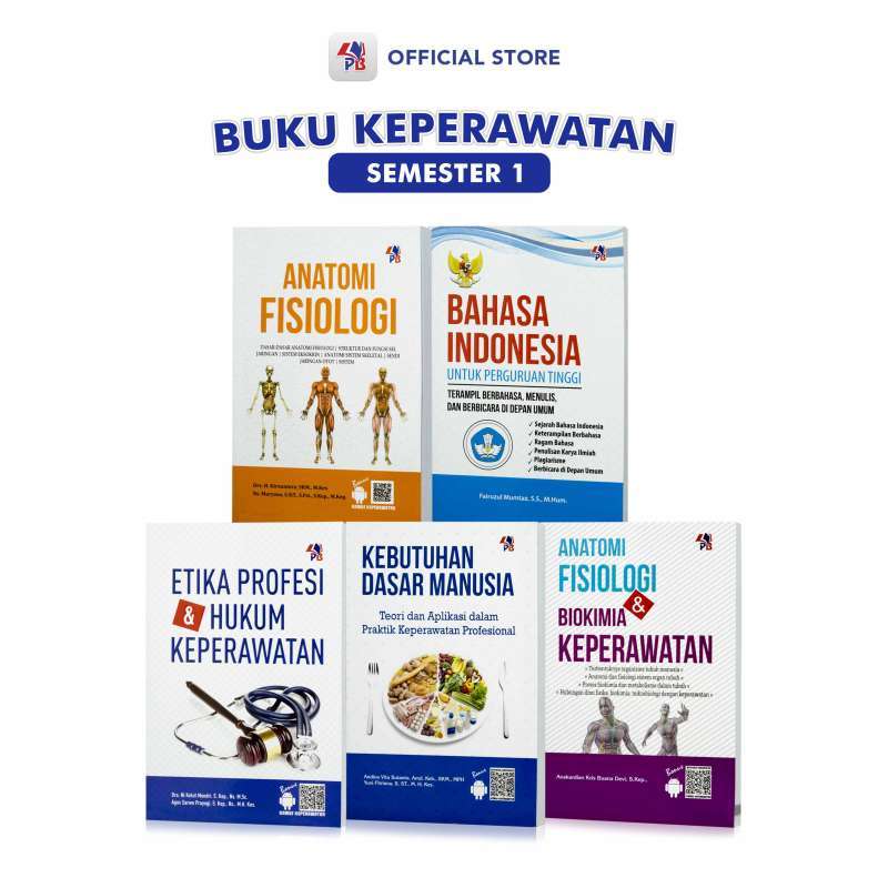 Jual Buku Keperawatan Semester 1 : Anatomi Fisiologi Dan Biokimia Keperawatan / Kebutuhan Dasar ...
