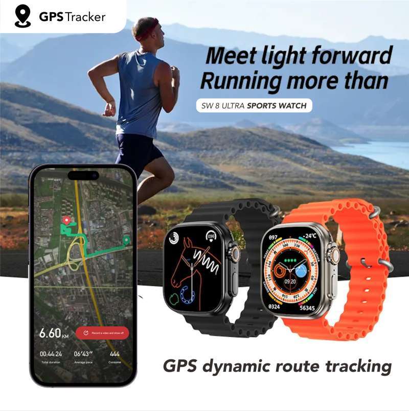 Promo Sniper Smartwatch Sw8 Ultra Series Support Wireless Charging ...