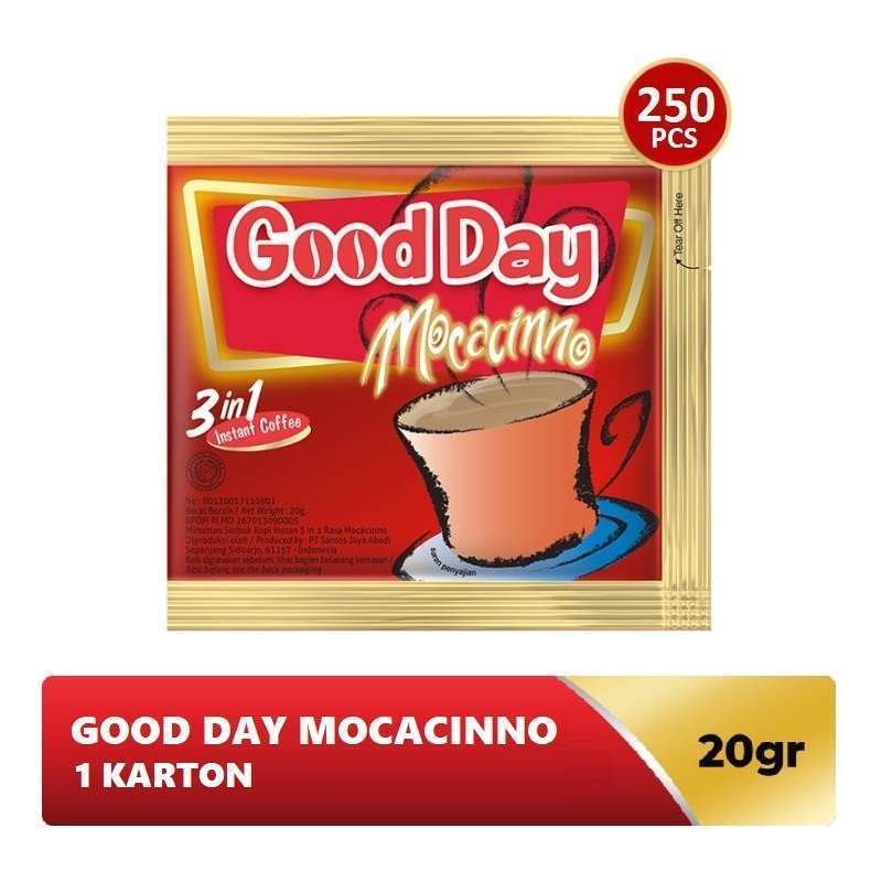 Jual Good Day Mocacinno Kopi Instan [20 g/ 250 Sachet/ Karton] di ...