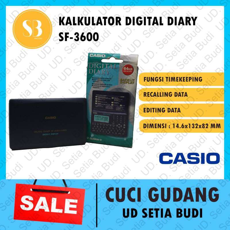 Jual Kalkulator Digital Diary Casio SF-3600 di Seller TOKO SETIABUDI - Kota Surabaya, Jawa Timur ...