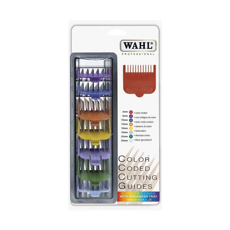 Jual Wahl Comb Attachment Guard 1-8 Color Coded Cutting Guides di ...