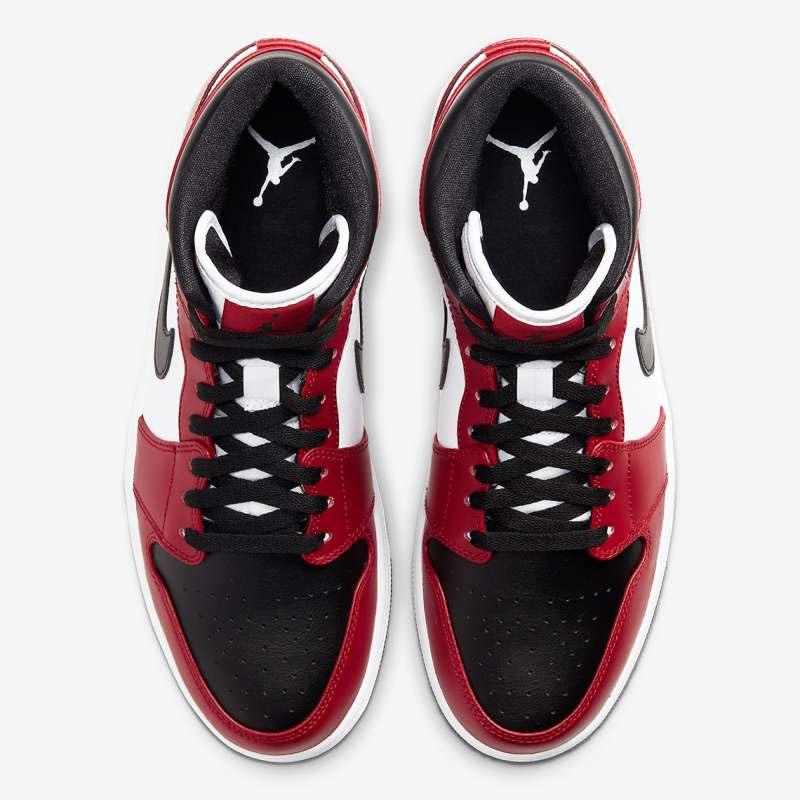 Jual Nike Men Air Jordan 1 Mid Chicago Toe Sepatu Sneakers Pria [554724 ...