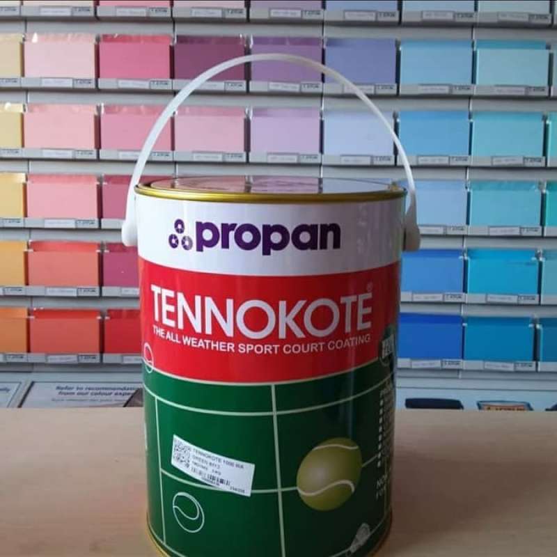 Promo Cat Lapangan Basket Tennis Propan Tennokote Warna Hijau Green 5kg ...
