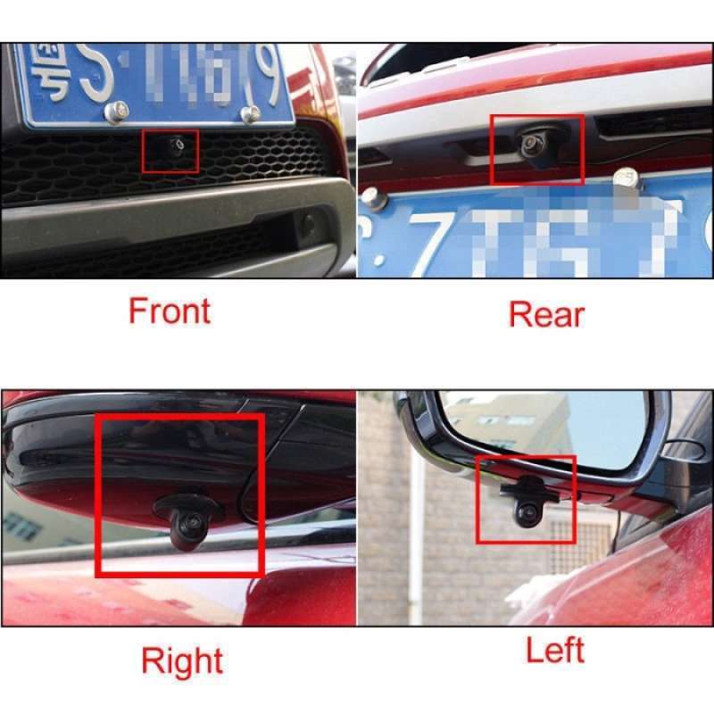 Promo Vr Mini Hd Night Vision 360° Car Rear Front Side View Backup ...