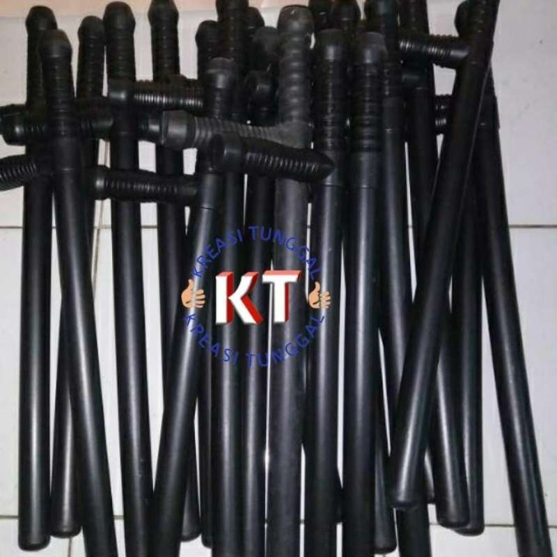 Jual Pentungan T Fiber Hitam L Tongkat T Satpam Security Di Seller ...