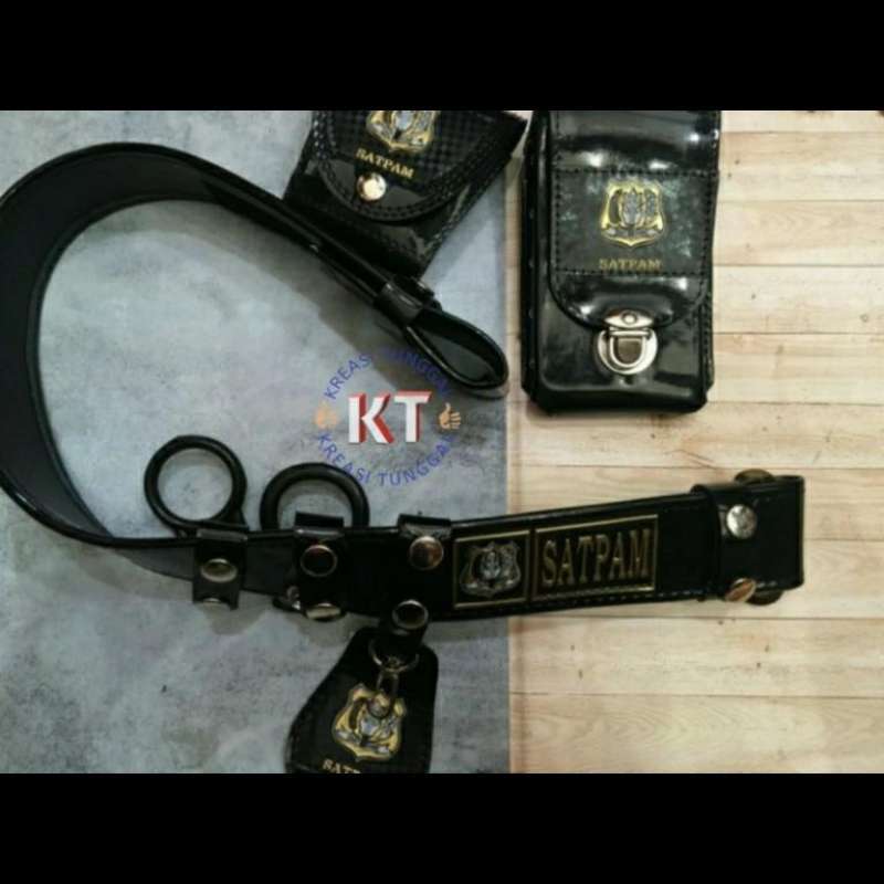 Jual kopel satpam satu set kopel security lengkap hitam kilap di Seller ...