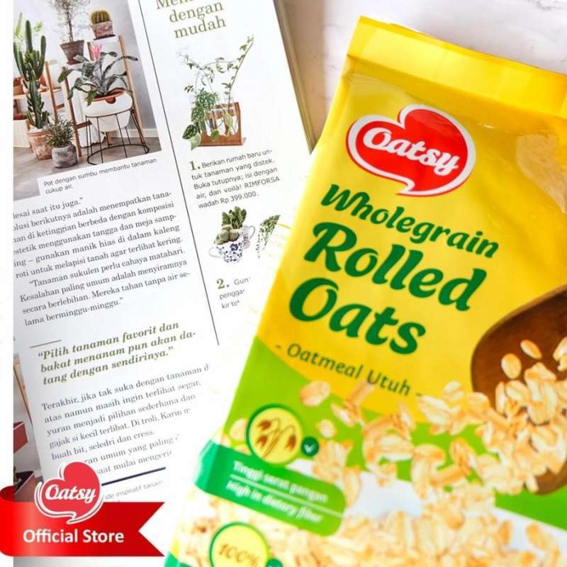 Jual Oatsy Oatmeal Rolled Oats 1kg Di Seller Tokorumahan.id - Rawa ...