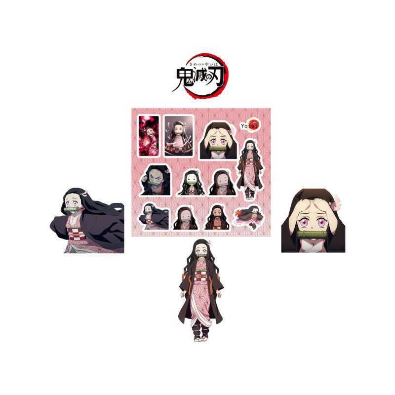 Jual Sticker Sablon Gosok Print DTF Karakter Nezuko Kimetsu No Yaiba ...