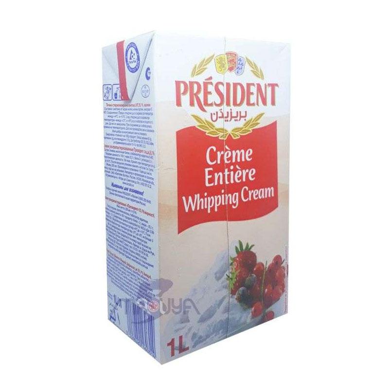 Jual President UHT Whipping Cream [1 L] di Seller Masuya Store ...